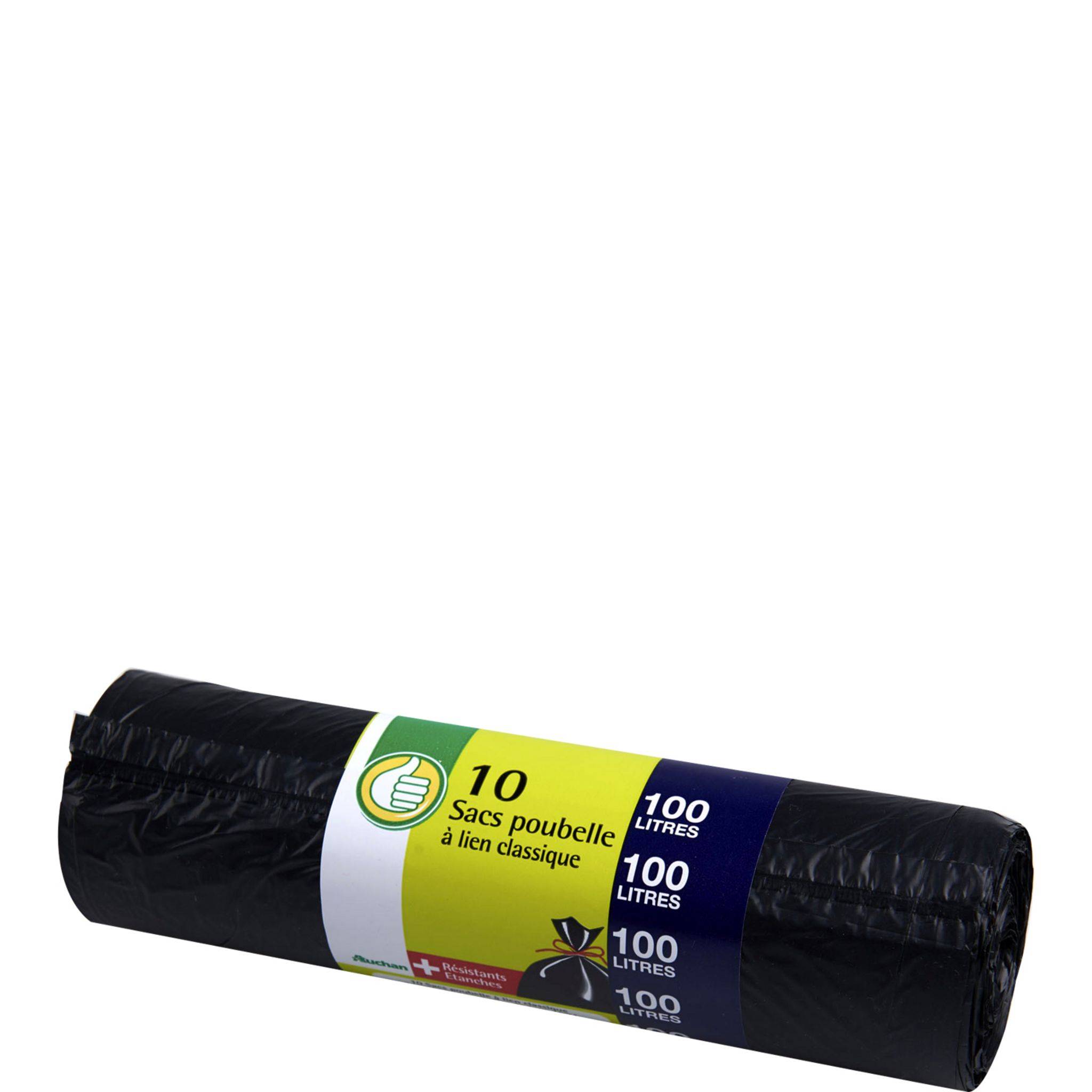 Auchan - Sacs poubelle 10x100L