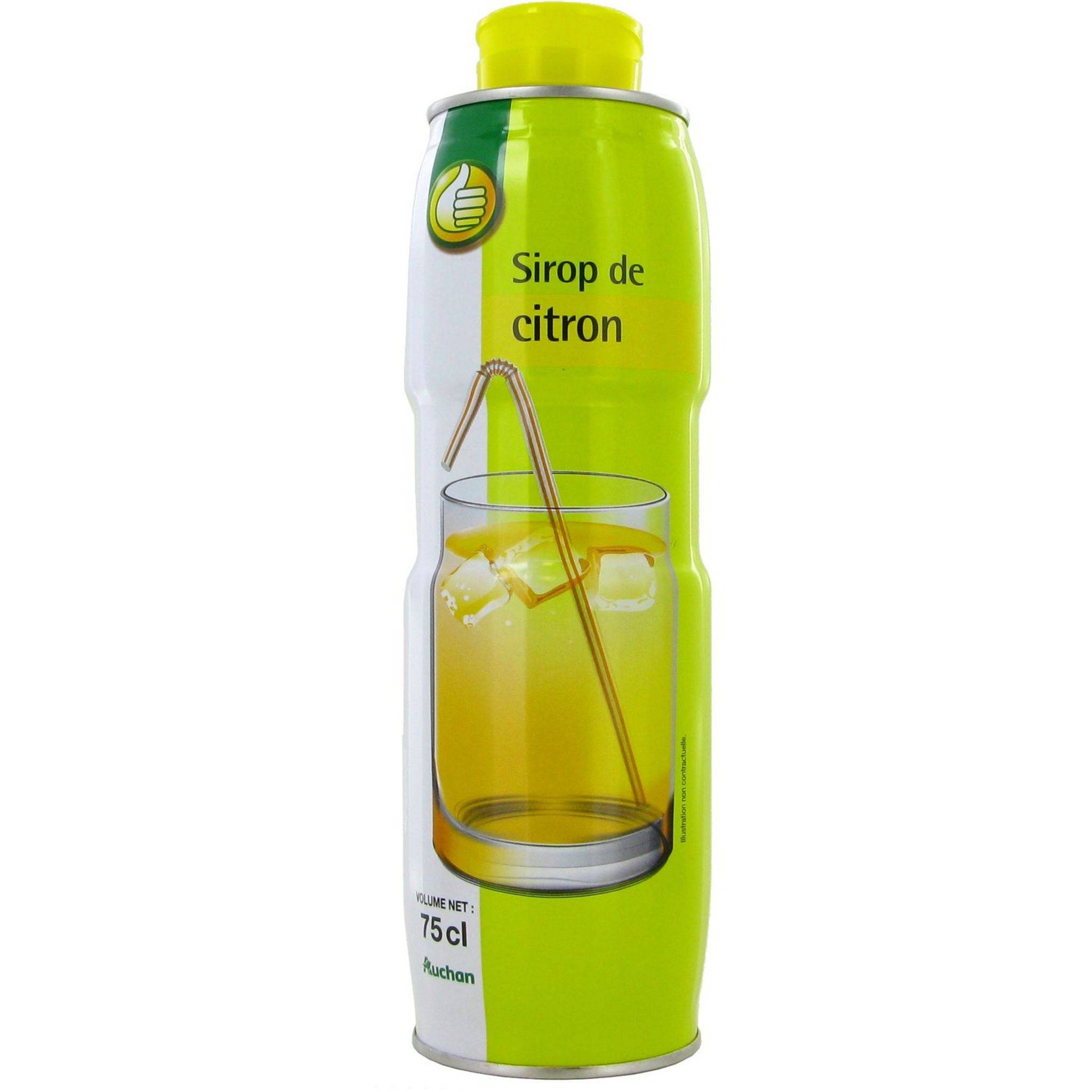 Auchan - Sirop de citron 75cl
