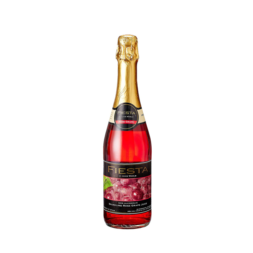 Auchan - Boisson pétillante raisins roses sans alcool 75cl