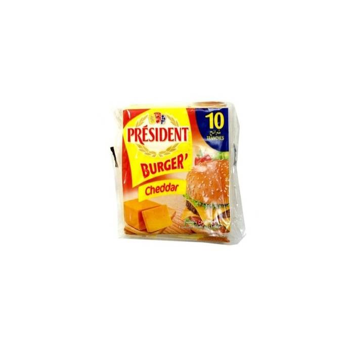 Auchan - Fromage fondu burger' au cheddar x10 200g Auchan - Fromage fondu burger' au cheddar x10 200g