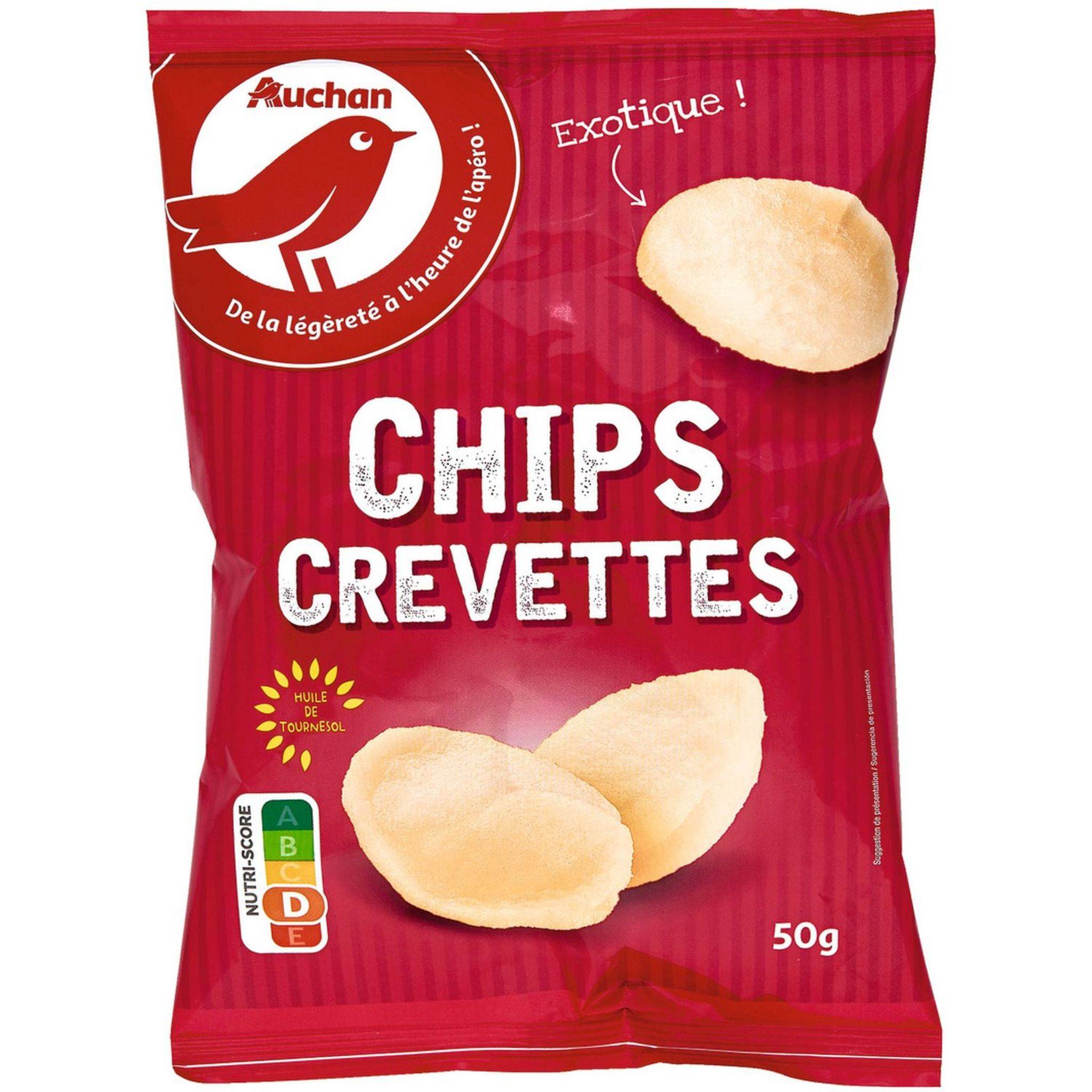 Auchan - Chips crevettes 50g