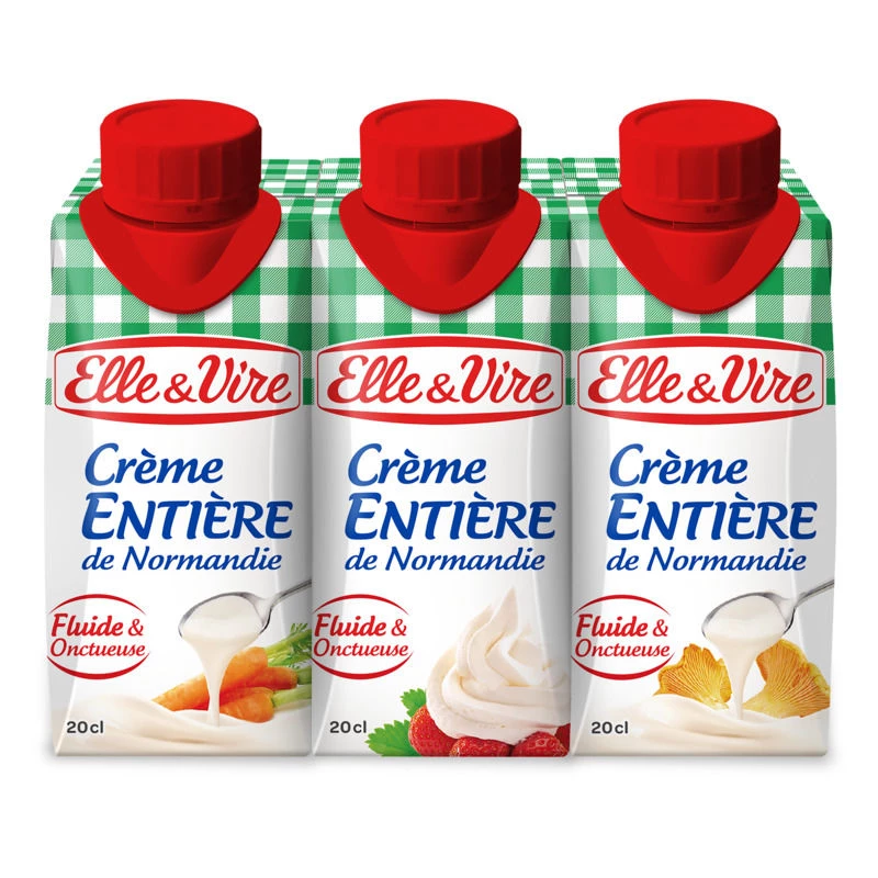 Auchan - Crème entière de Normandie 20cl