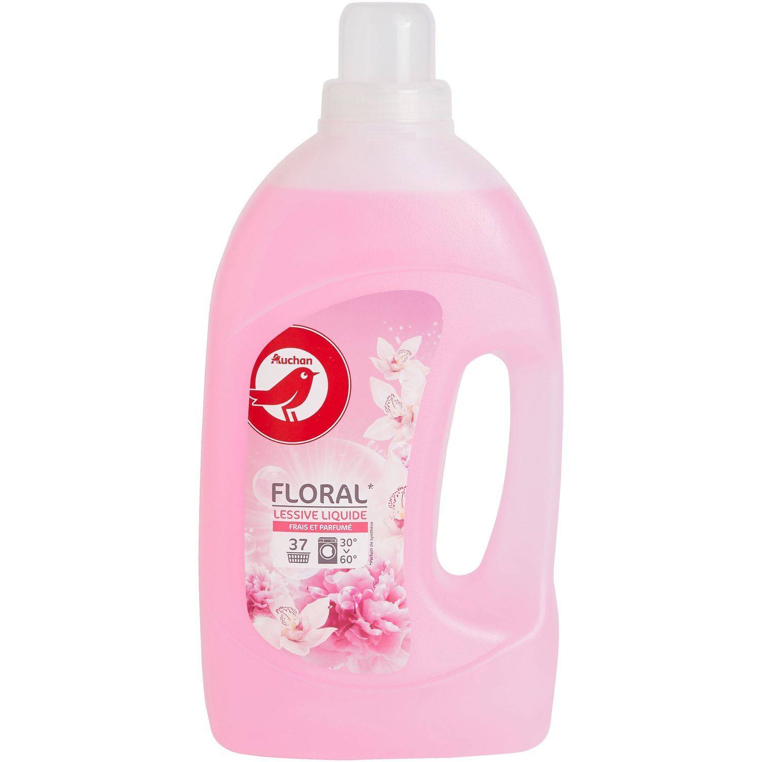 Auchan - Lessive liquide fresh & rose