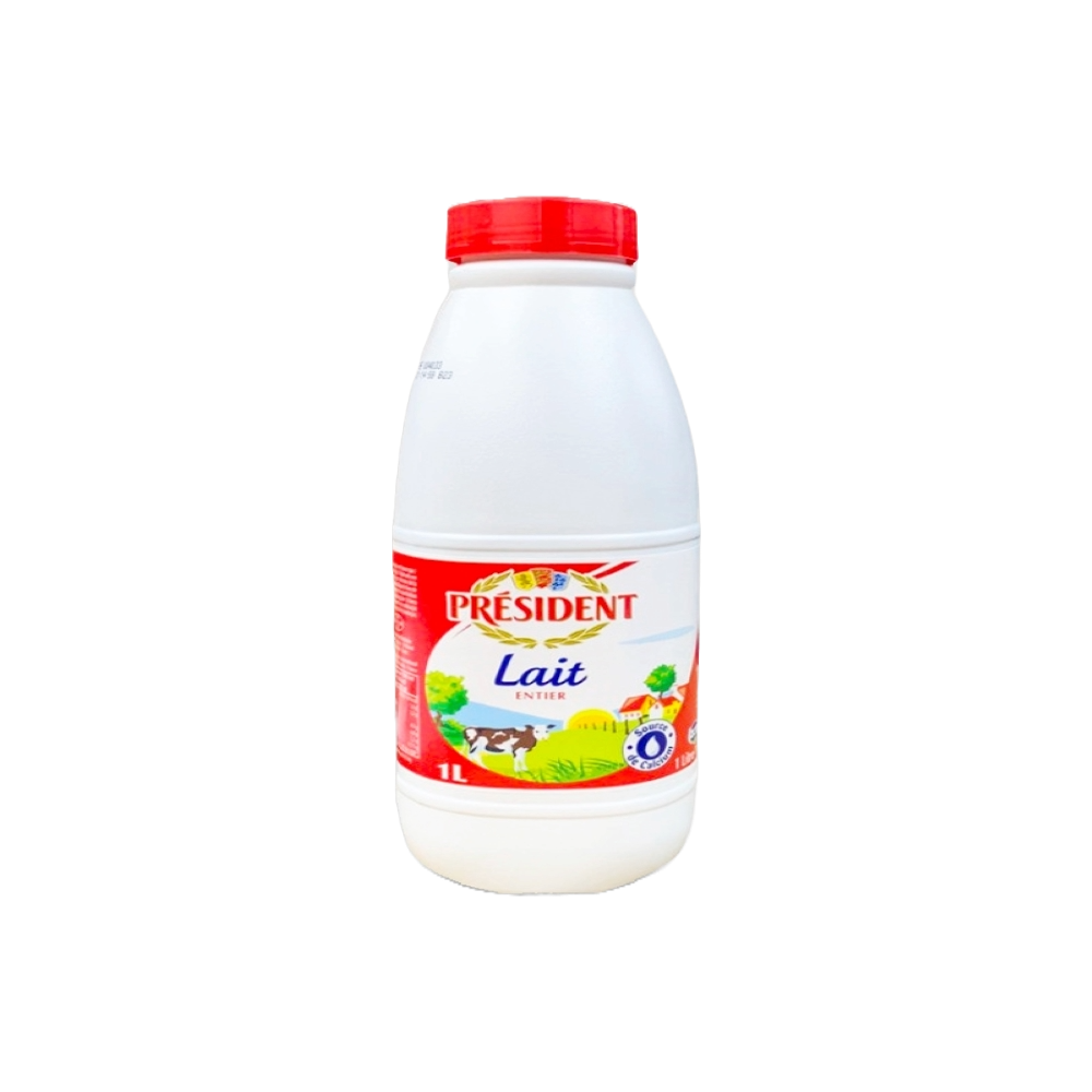 Auchan - Lait UHT entier bouteille 1L