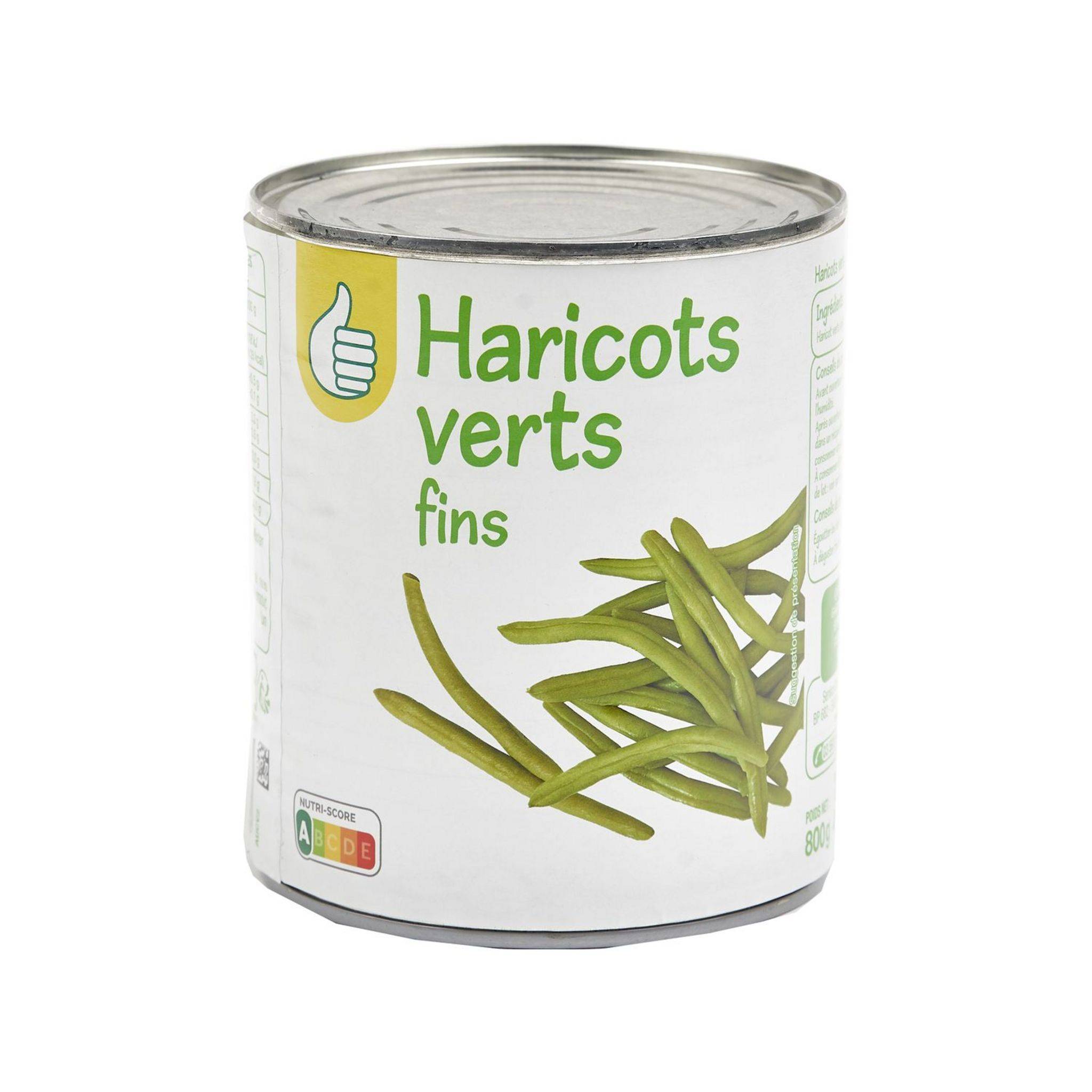 Auchan - Haricots verts fins 440g